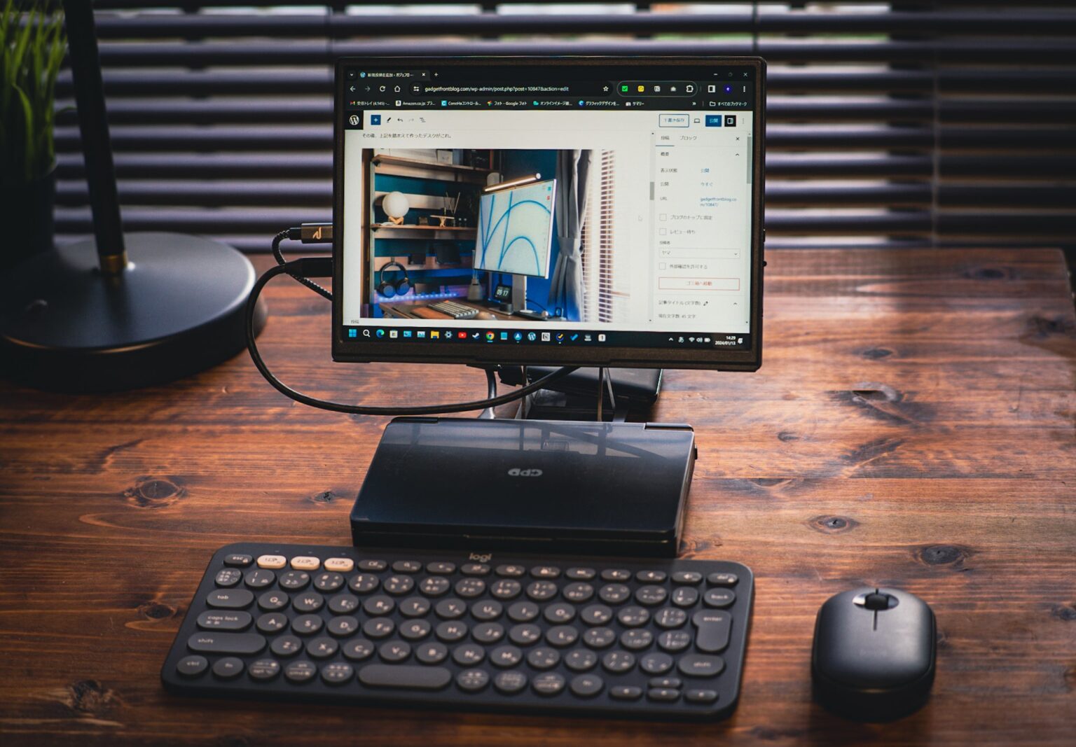 10.5インチのモバイルモニターを買ってみたらUMPCとの相性が良すぎた件 | ガジェットフロント